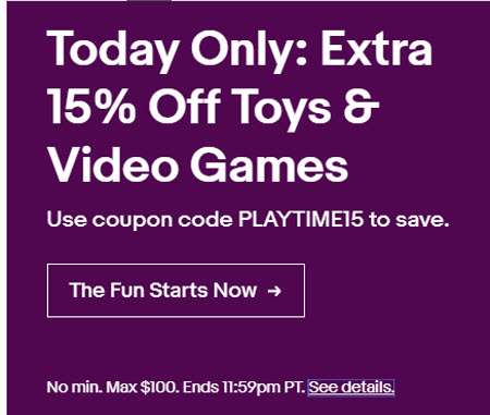 eBay Runs Flash Sale in Toys on Day 9 of December Dozen Campaign ...
