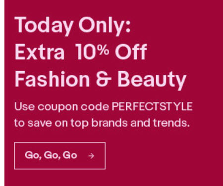 eBay Runs One-Day Flash Sale in Fashion and Beauty - EcommerceBytes
