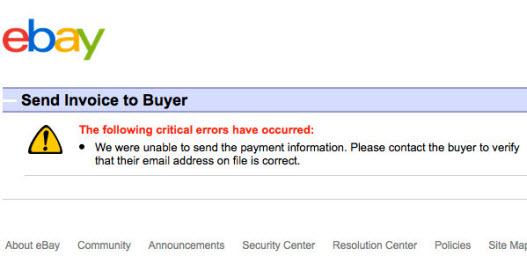 eBay Tells Seller to Verify Buyer's Email Address - Huh?