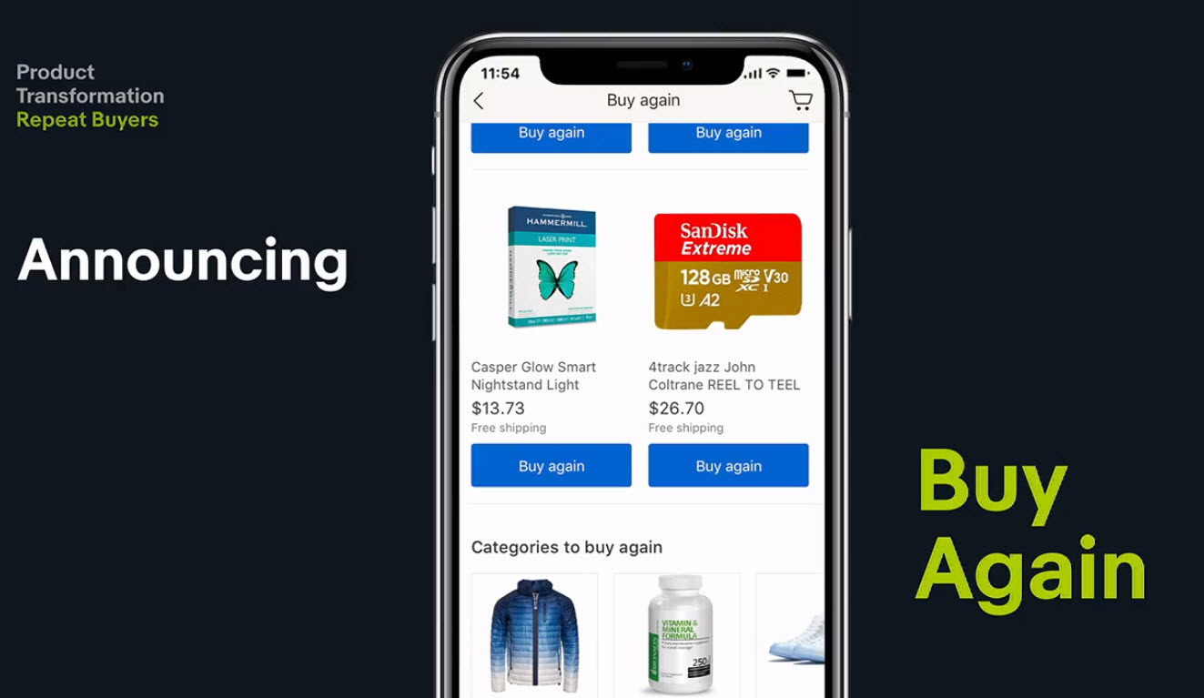 eBay Launches Buy Again Feature and Enhanced Search - EcommerceBytes